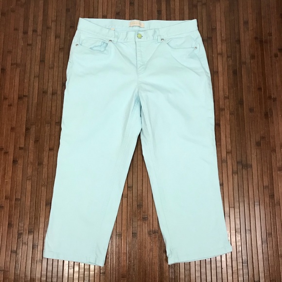 Talbots | Jeans | Talbots Factory Light Blue Cropped Jeans | Poshmark